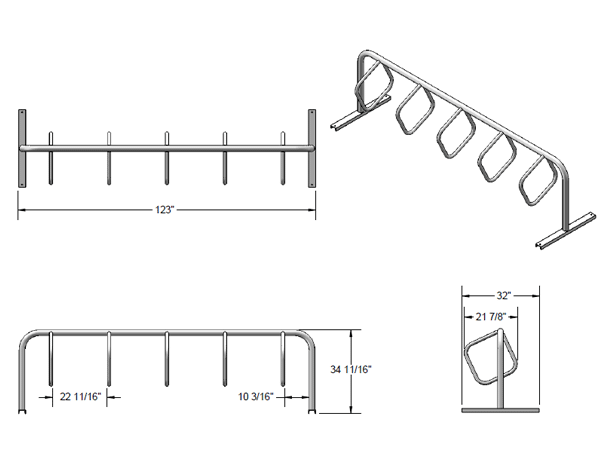 Download Hanger Bike Rack By Ultraplay, - Diagram - HD Transparent PNG ...