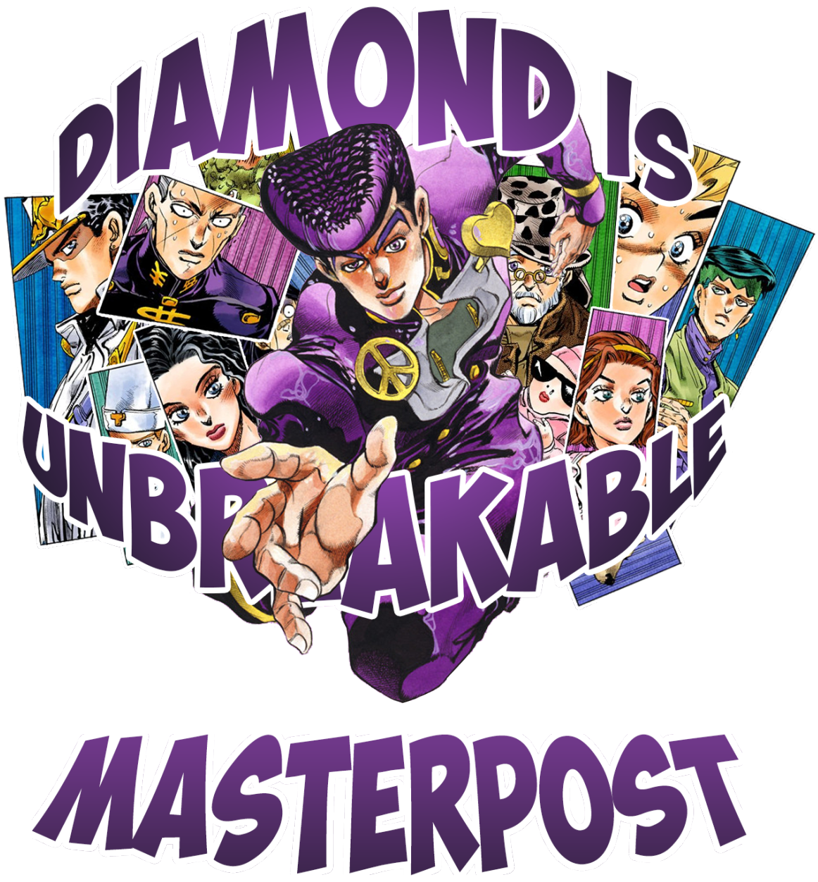 Download HD Josukes Crazy Diamond - Higashikata Josuke Louvre ...