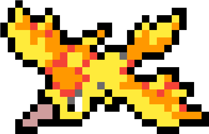 Download Moltres - Pixel Art Pokemon Moltres - HD Transparent PNG ...