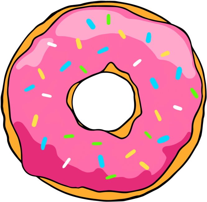 Download Simpsons Donut Png - HD Transparent PNG - NicePNG.com