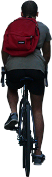 Download HD Cyclist Png For Kids - People Bike Front Png Transparent ...