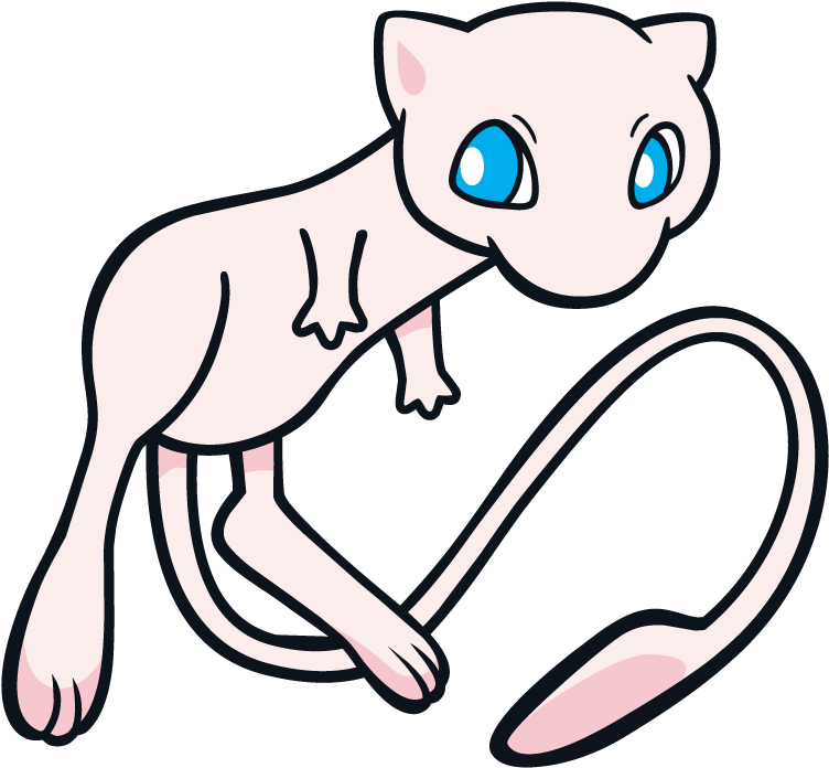 Download Mew Pokemon Character Vector Art - Normal And Shiny Mew - HD ...