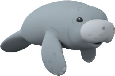 Download Transparent Background Cartoon Manatee Png - HD Transparent ...