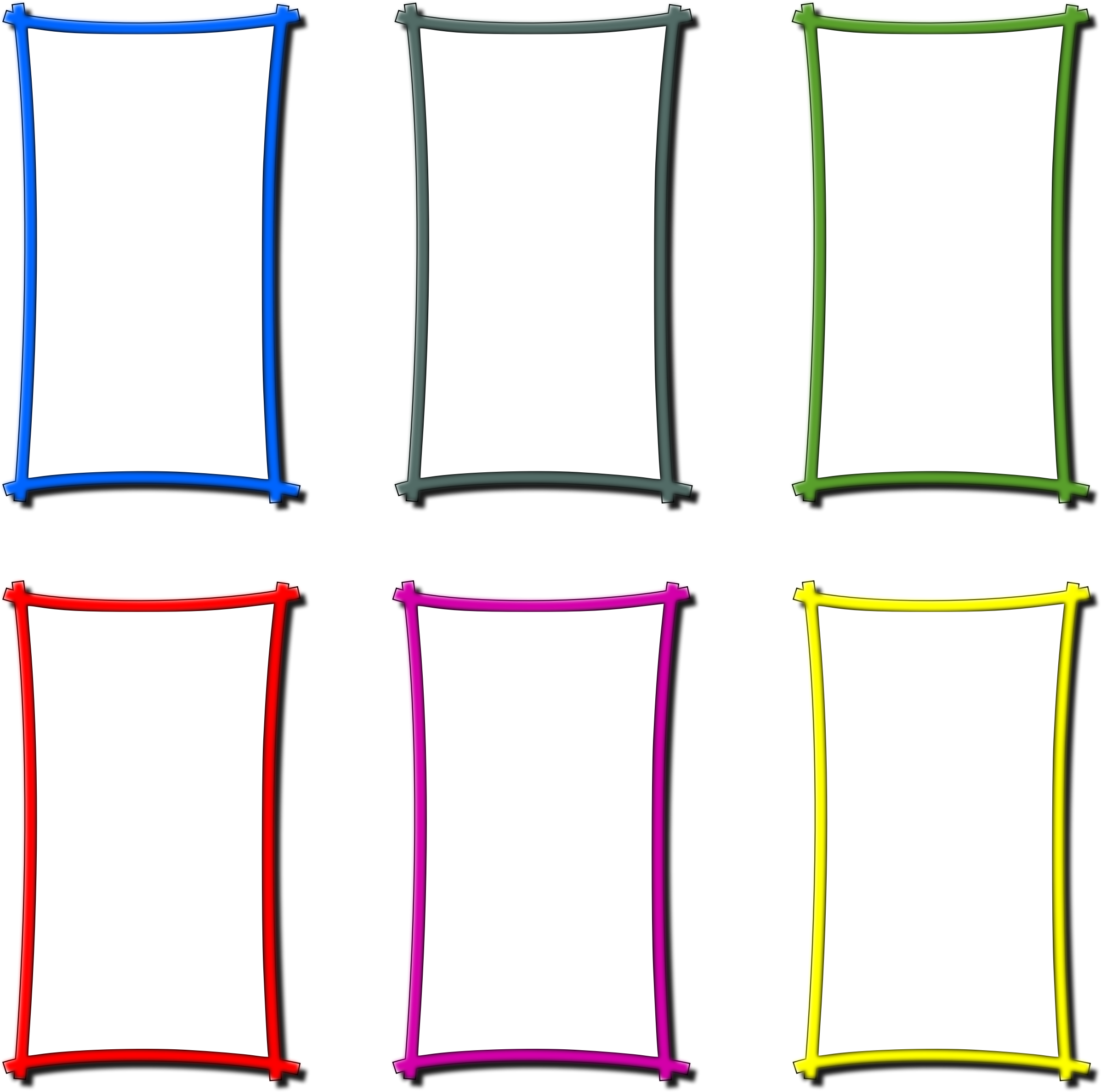 Download Colorful Frame Png Download - Frames Png - HD Transparent PNG ...