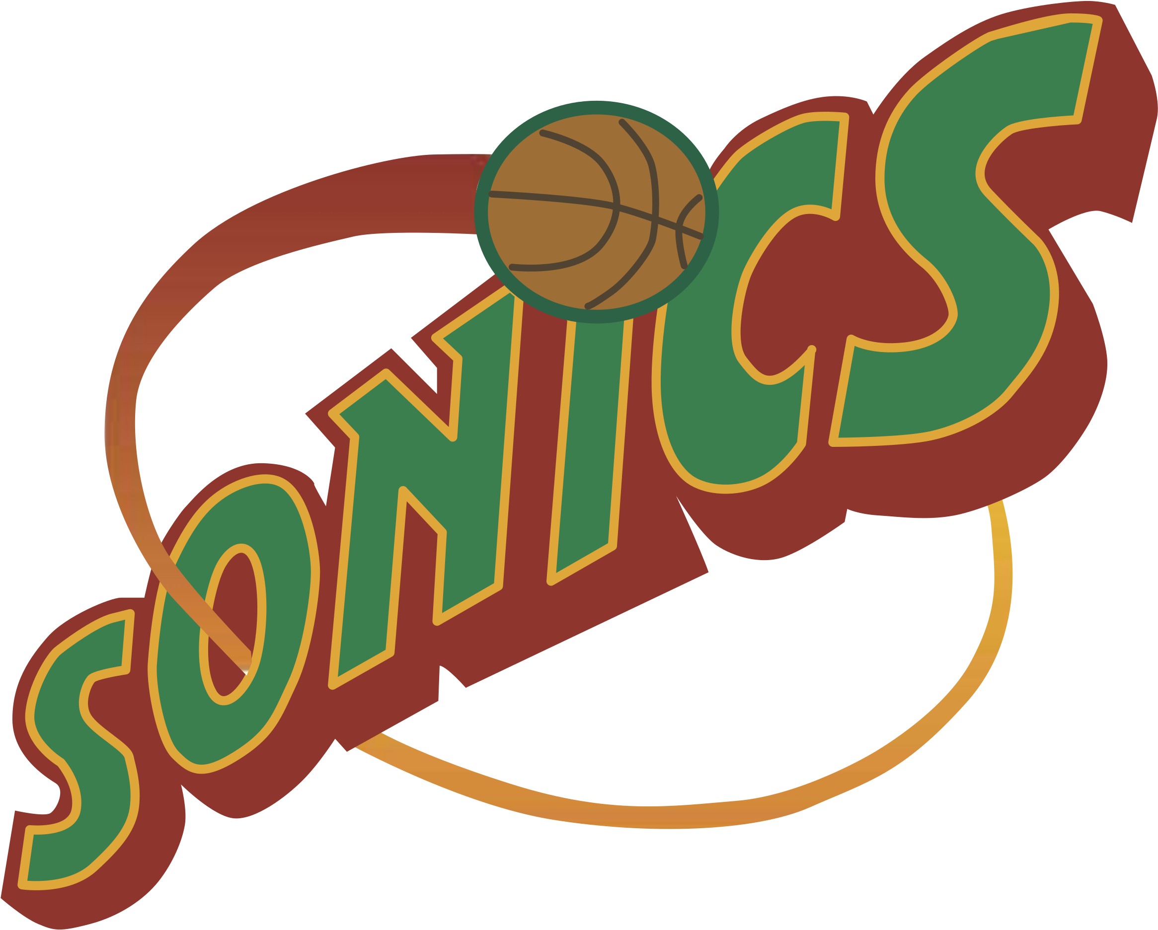 Download Seattle Supersonics Logo Png Transparent - Seattle Supersonics ...