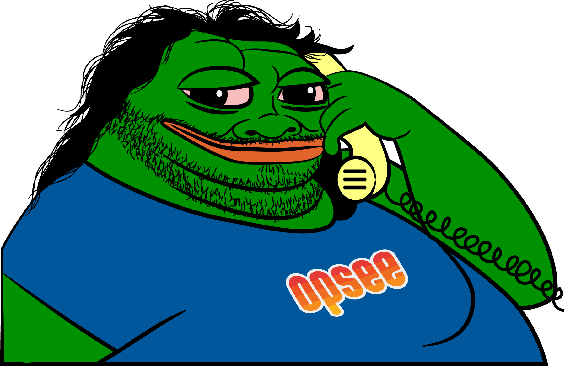 Download HD Fat Pepe Frog Png Fat Pepe Frog - Pepe The Frog Transparent ...