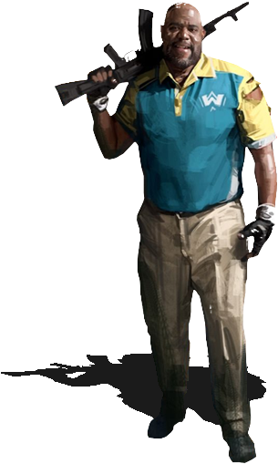 Download HD Coach - Left 4 Dead 2 Personajes Transparent PNG Image ...