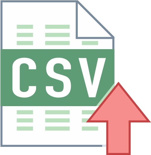 Download HD Excel Icon Png - Upload Csv Icon Transparent PNG Image ...