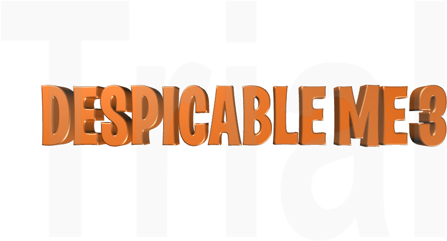 Download HD Dm3 Logo - Despicable Me 3 Watch32 Transparent PNG Image ...