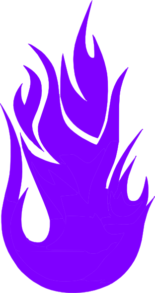 Download HD Fire - Cartoon Purple Fire Transparent PNG Image - NicePNG.com