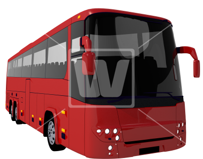 Download Red Coach Bus Png Illustration - Tour Bus Service - HD ...