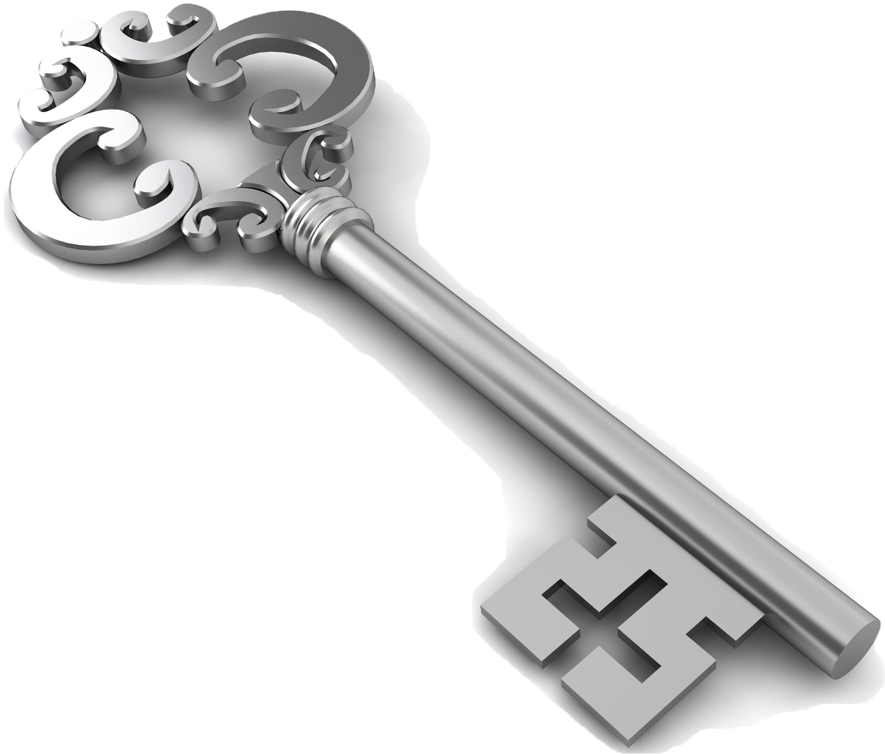 Download HD Silver House Key Png Transparent PNG Image - NicePNG.com