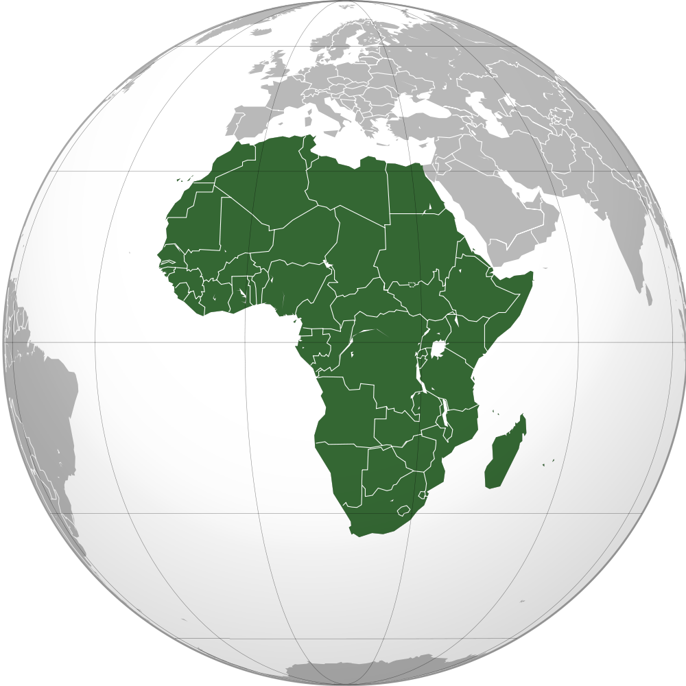 Download HD Africa Region - Afryka Wikipedia Transparent PNG Image ...