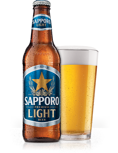Download Sapporo Premium Light Beer - Sapporo Light - HD Transparent ...