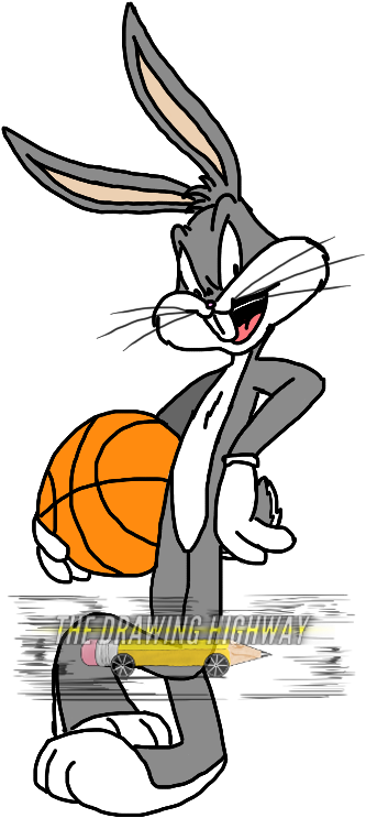 Download HD Basketball Clipart Bugs Bunny - Bugs Bunny Basketball Png ...