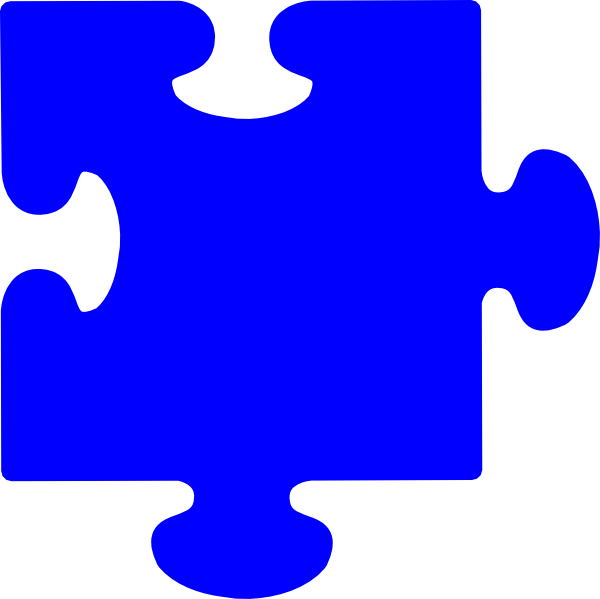 Download HD Puzzle Clipart - Light Blue Puzzle Piece Transparent PNG ...