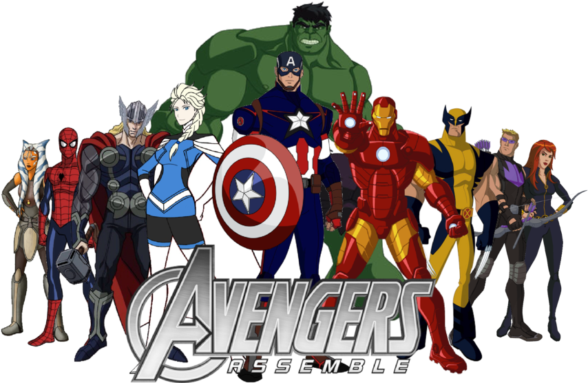 Download HD Avengers Comics Png Jpg - Personajes De Avengers Assemble Transparent PNG Image ...