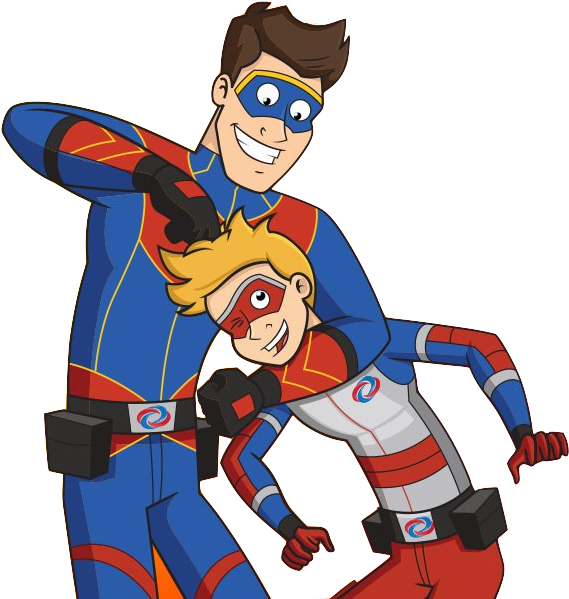 Download HD Ray And Henry Cartoon - Kid Danger Cartoon Transparent PNG ...