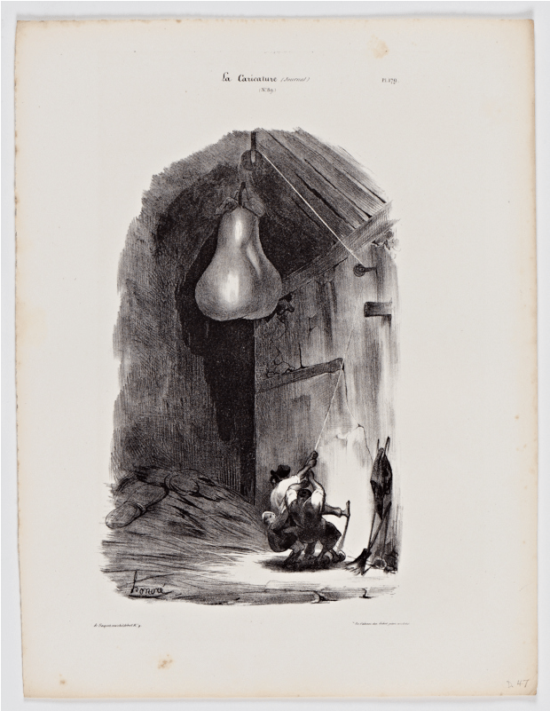 Download HD Une Énorme Poire Pendue Par Des Hommes Du Peuple - Ah! His ...