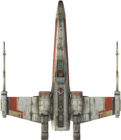 Download HD X-wing Top View - Star Wars X Wing Top View Transparent PNG ...