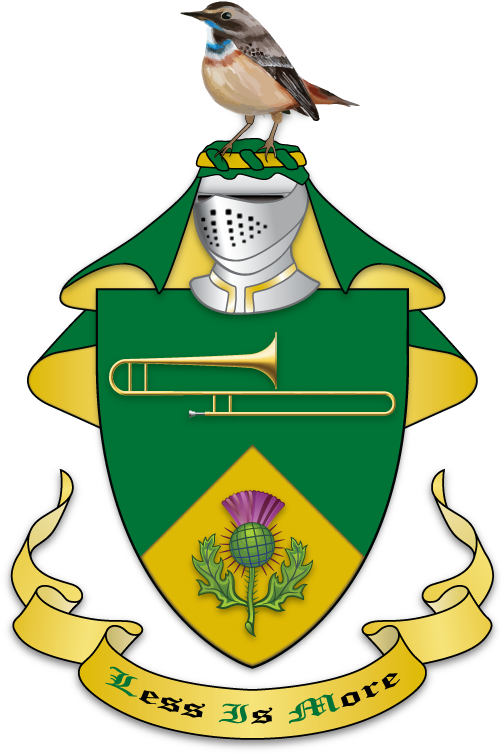 Download HD Per Chevron Vert And Or, In Chief A Sackbut Fesswise ...