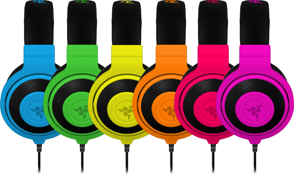 Download HD Razer Kraken Pro Neon - Razer Kraken Mobile Gaming Headset ...