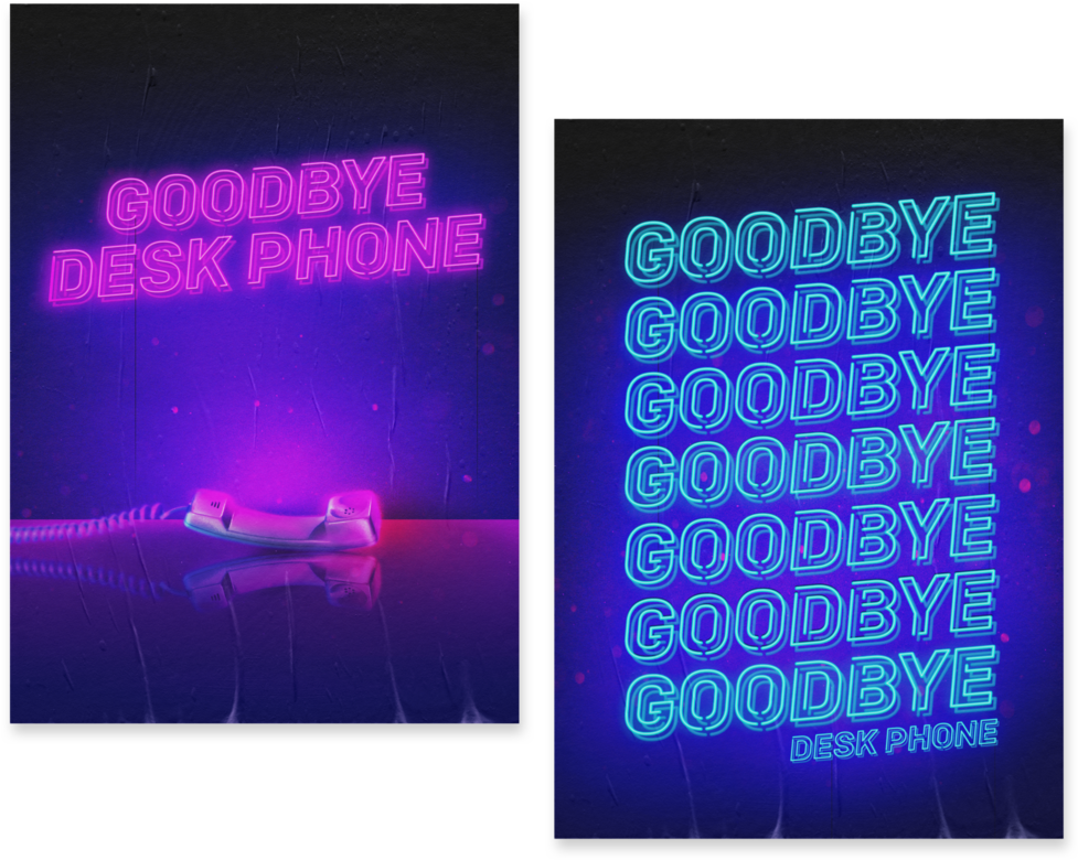 Download HD Goodbye Deskphone Posters Transparent PNG Image - NicePNG.com