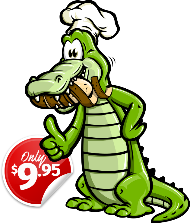 Download HD Buy Now - Chef Gator's Transparent PNG Image - NicePNG.com