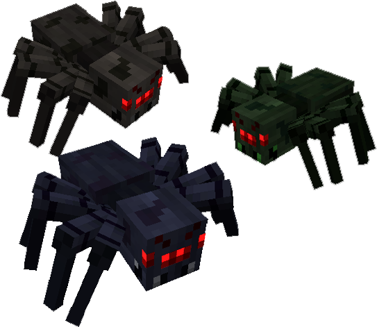 Download Spiders - Minecraft Spider - HD Transparent PNG - NicePNG.com