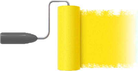 Download Roller Yellow - " - Yellow Paint Roller Png - HD Transparent ...