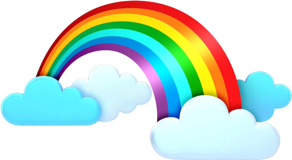 Download Rainbow Clipart Weather - Clouds Rainbow Png Clipart - HD ...