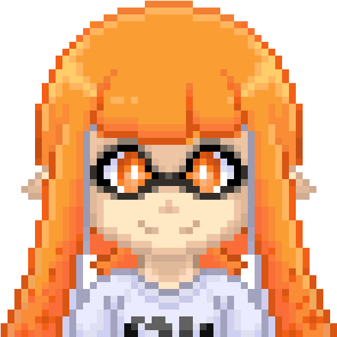 Download Chibi Inkling Girl Pixel - Inkling Girl Pixel Art - HD ...