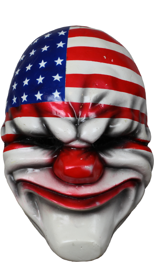 Download HD Payday 2 Face Mask Dallas Payday 2 Masks, Batman Arkham ...
