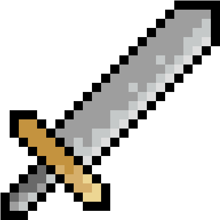 Download Pixilart Simple By Lazergaming - Pixel Sword - HD Transparent ...