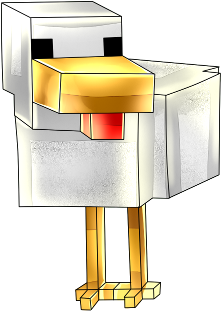 Download HD Chicken - Minecraft Chicken Png Transparent PNG Image ...