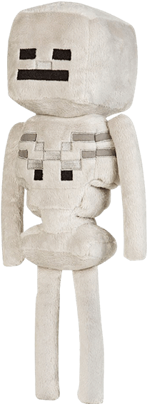 Download Minecraft Skeleton Plush - HD Transparent PNG - NicePNG.com