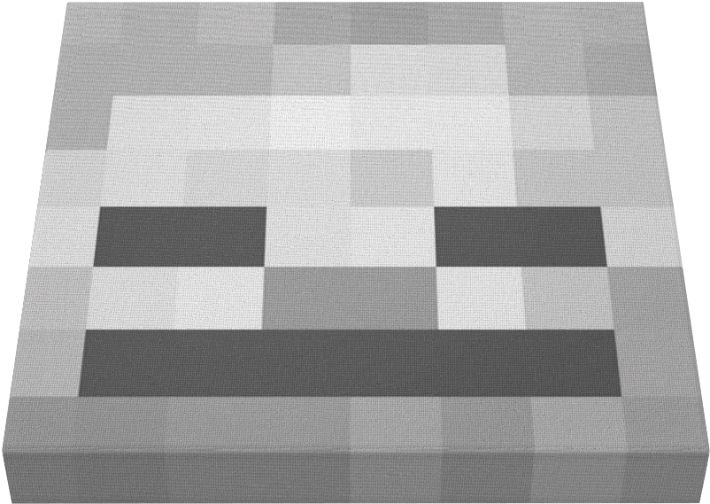 Download HD Pics On Canvas - Minecraft Skeleton Transparent PNG Image ...