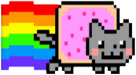 Download Nyan Cat Meme Png - HD Transparent PNG - NicePNG.com