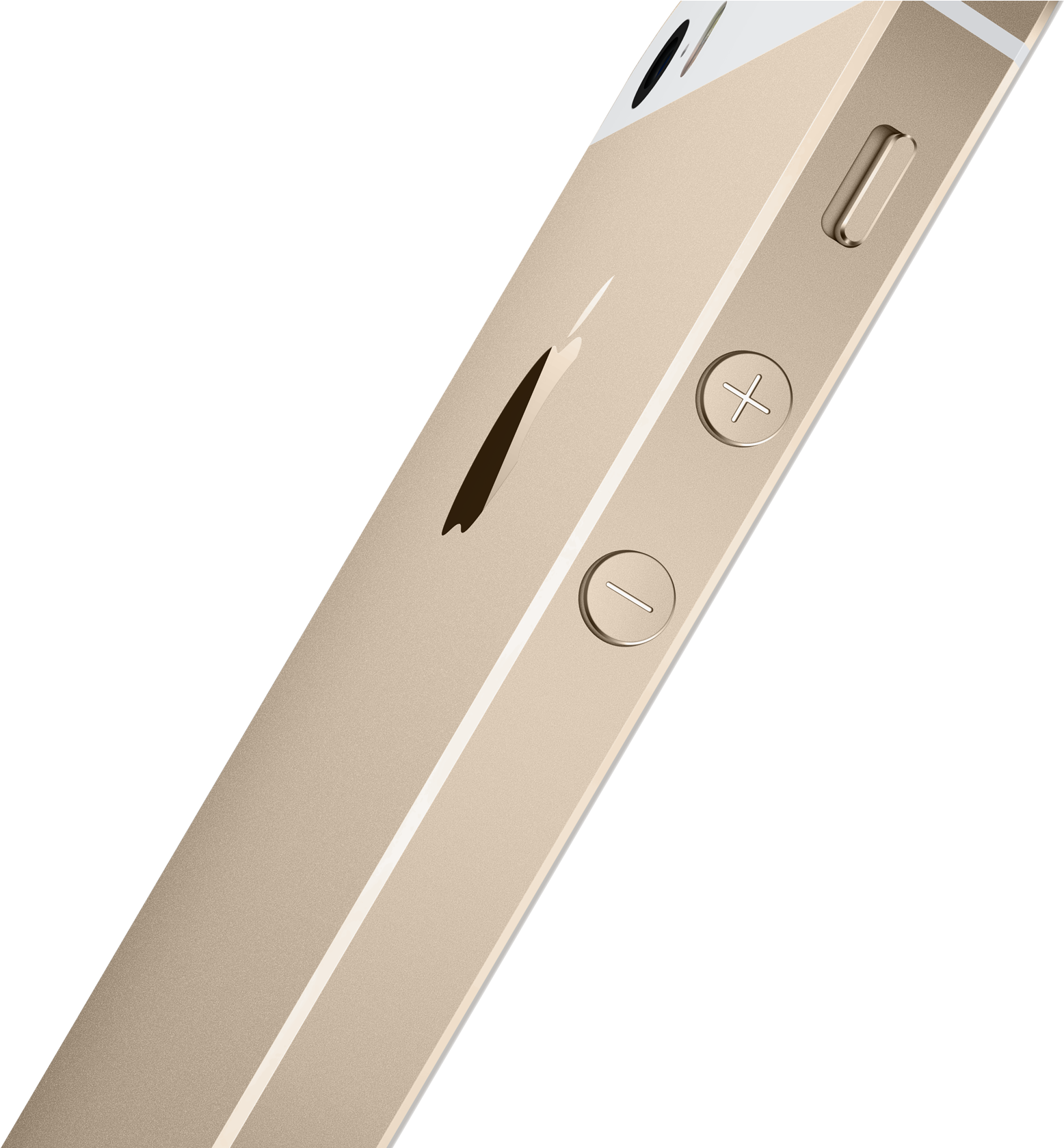 Download HD Gold Iphone 5s Side And Back - Iphone 5s Golden Color ...