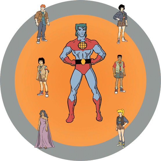 Download Captain Planet And The Planeteers Characters - Captain Planet ...