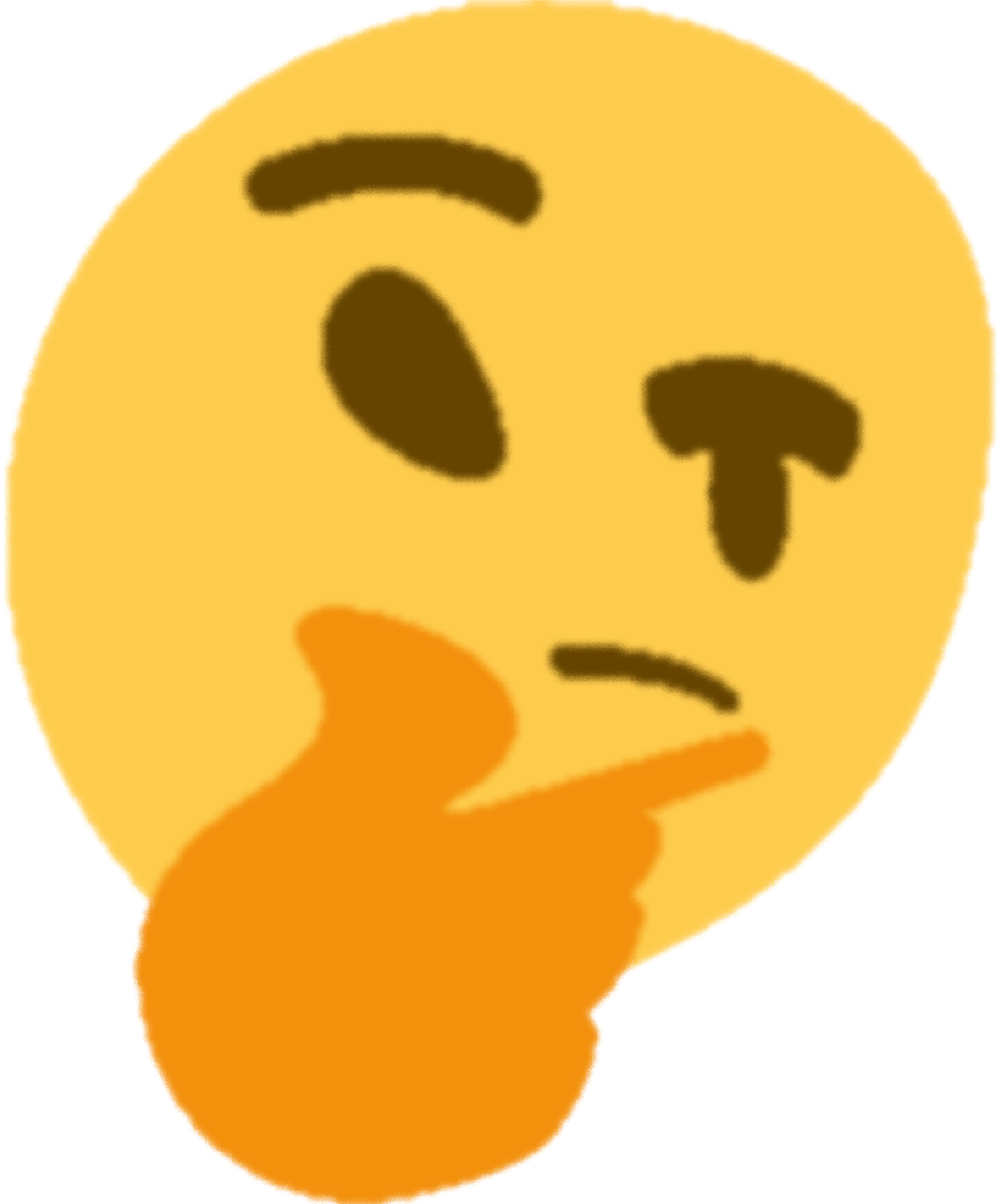 Download Thinking Face Emoji Emojipedia,discord Emoji,simulating ...