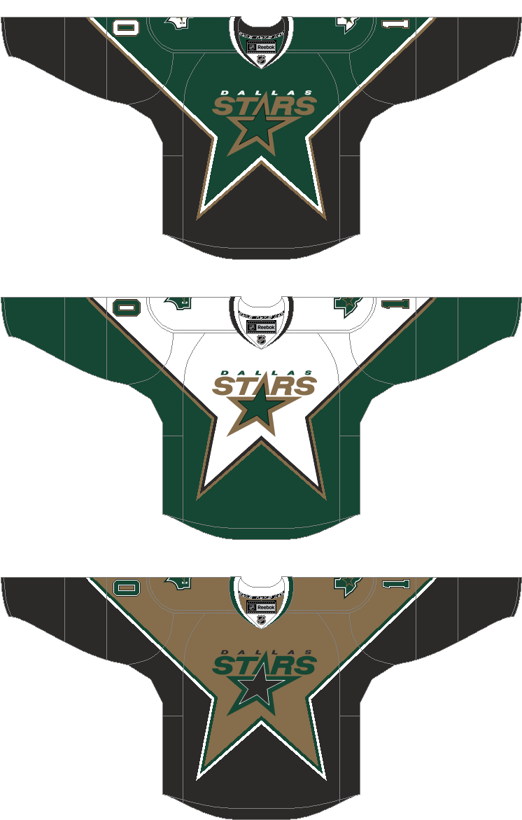 Download HD Dallas Stars Concepts - Dallas Stars Gold Jersey ...