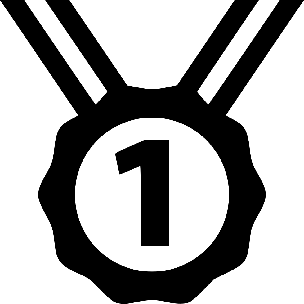 Download Number One Medal First Comments - Medal Second Icon Png - HD ...