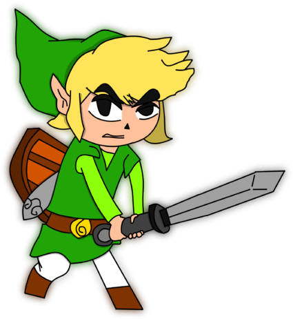 Download HD Toon Link - Cartoon Transparent PNG Image - NicePNG.com