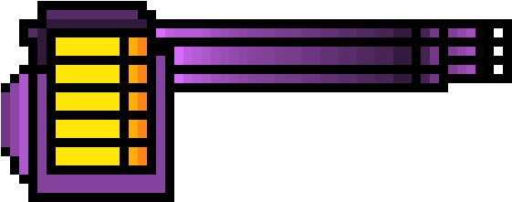 Download Minigun - Pixel Art - HD Transparent PNG - NicePNG.com
