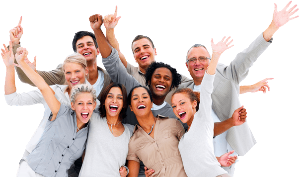 Download HD Happy-people - Business Team Celebrating Png Transparent ...