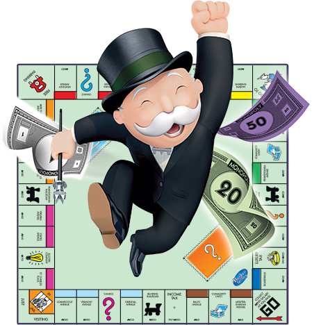 Download Clipart Download Monopoly Drawing Banker - Hasbro Monopoly ...