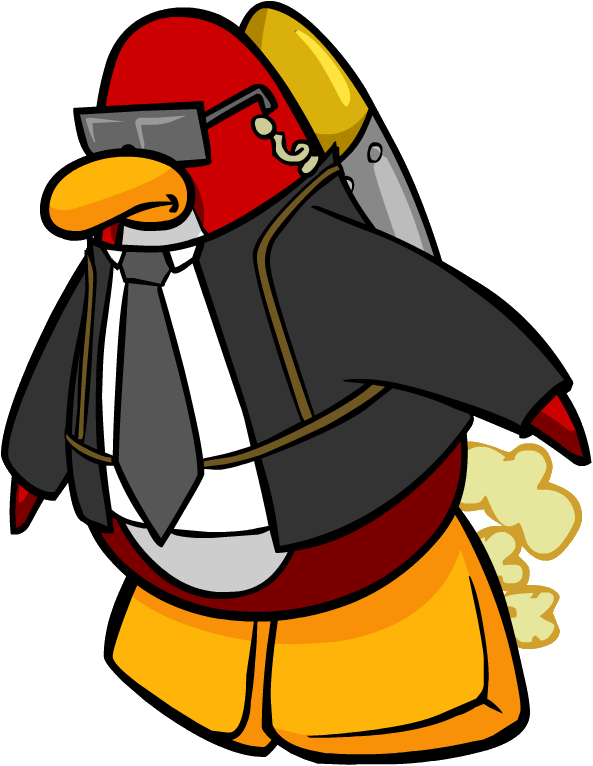 Download HD Jet Pack Guy Taking Off - Club Penguin Jet Pack Guy Png ...