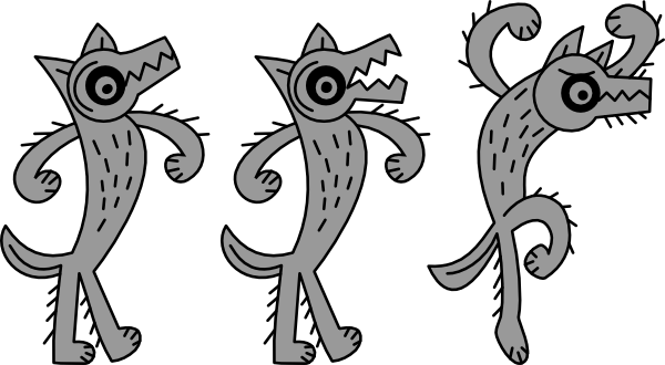 Download HD Three Wolves Svg Clip Arts 600 X 330 Px Transparent PNG ...