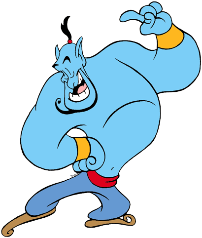 Download HD Genie Dancing - Genie From Aladdin Transparent PNG Image ...